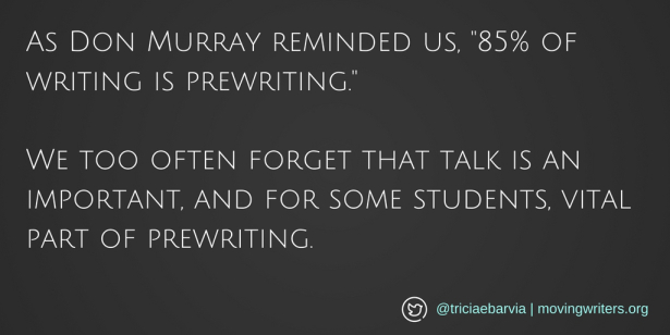 Conferring as Prewriting – Tricia Ebarvia